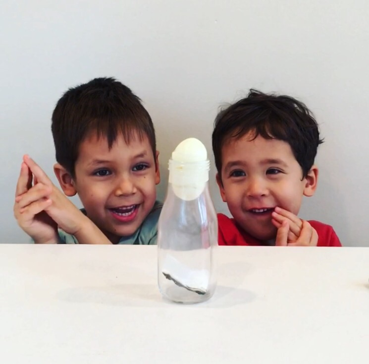 Egg in a Bottle Science Experiment * ages 3+ ⋆ Raising Dragons